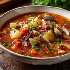 Classic Manhattan Clam Chowder Recipe – Quick & Flavorful
