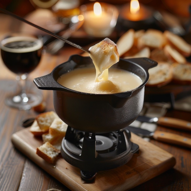 Experience the Creamy Tang of Taleggio Porter Fondue