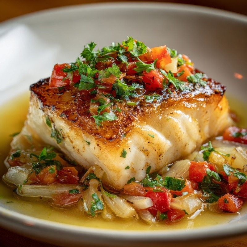 How to Braise Chilean Sea Bass for a Rich, Buttery Dish